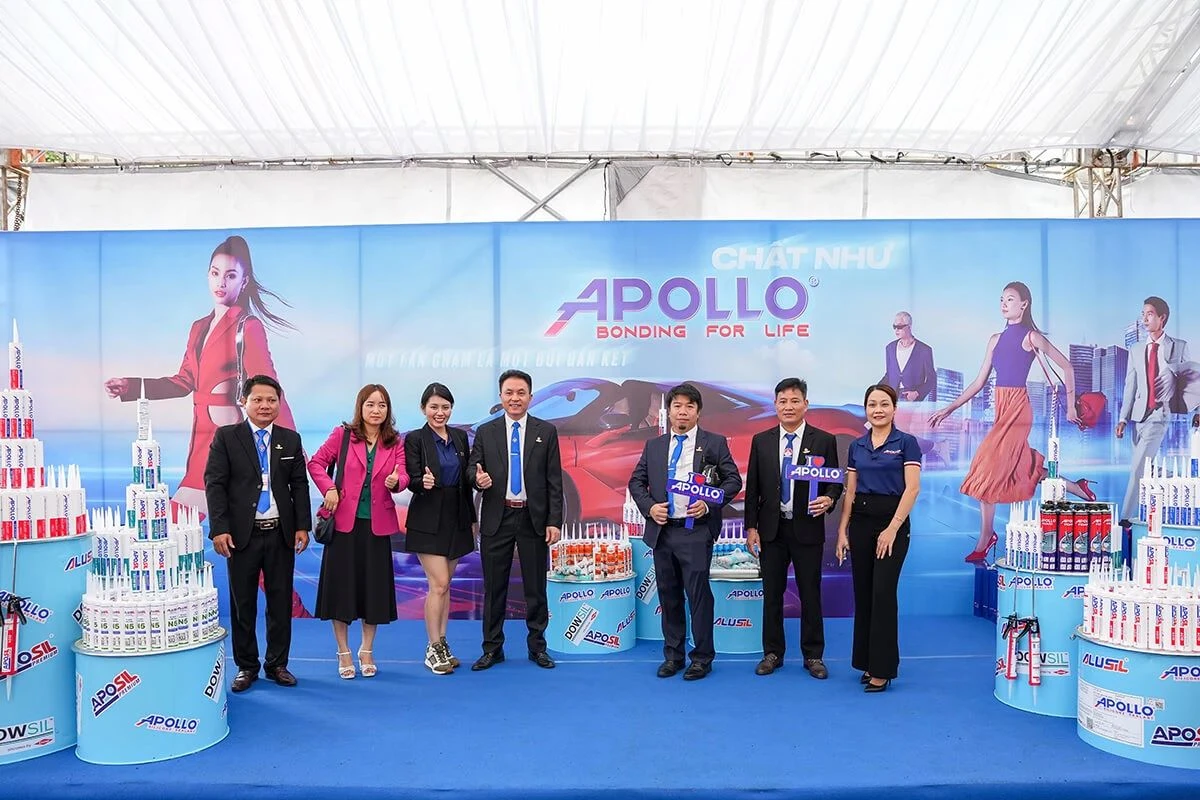 APOLLO SILICONE TÀI TRỢ KIM CƯƠNG TRIỂN LÃM VÀ RA MẮT HỘI NGÀNH CỬA GIA LAI